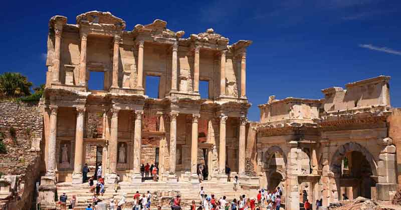 The Map and Brief Info About Ephesus Antique City, Turkey